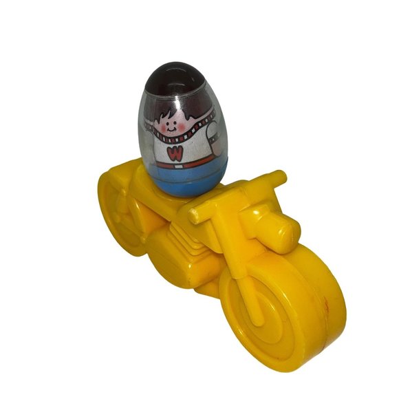 Hasbro | Toys | Vintage Hasbro 3 Weebles Seesaw Motorcycle Table Chairs ...